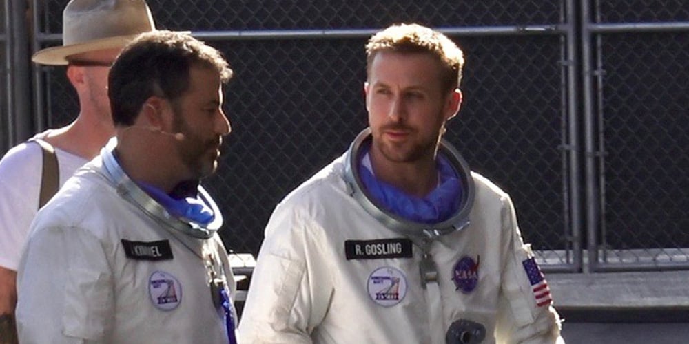 Ryan Gosling Wears a Spacesuit While Filming a Skit With Jimmy Kimmel ...
