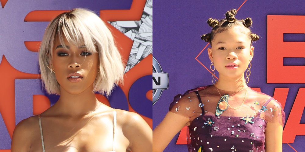 Serayah & Storm Reid Walk the Carpet at BET Awards 2018 | 2018 BET ...
