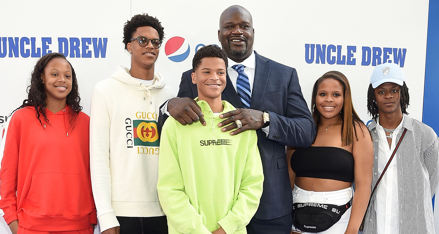 Shaq Brings All His Kids To ‘Uncle Drew’ New York Premiere! | Aaron ...