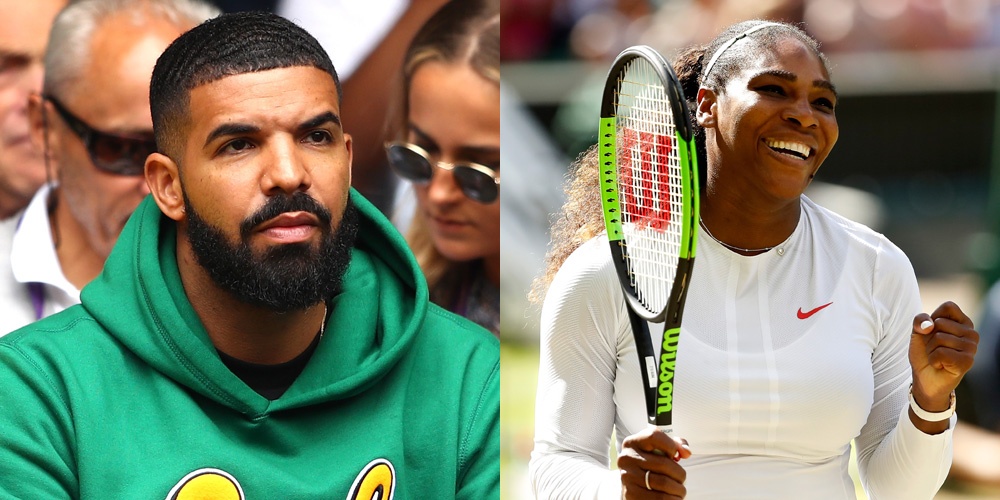 Drake Cheers On His Ex Serena Williams at Wimbledon! | Drake, Serena ...