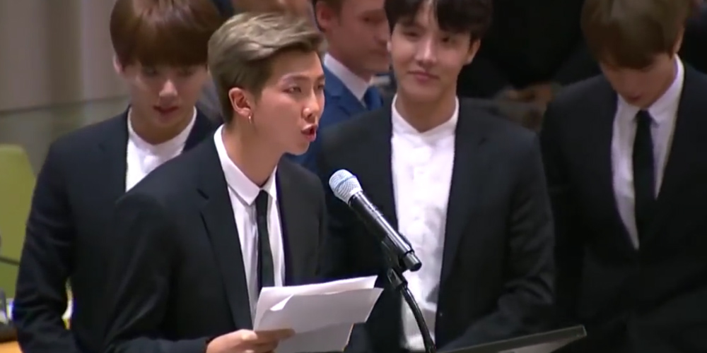 BTS Deliver Inspiring Speech at UN General Assembly – Watch! | BTS, J ...
