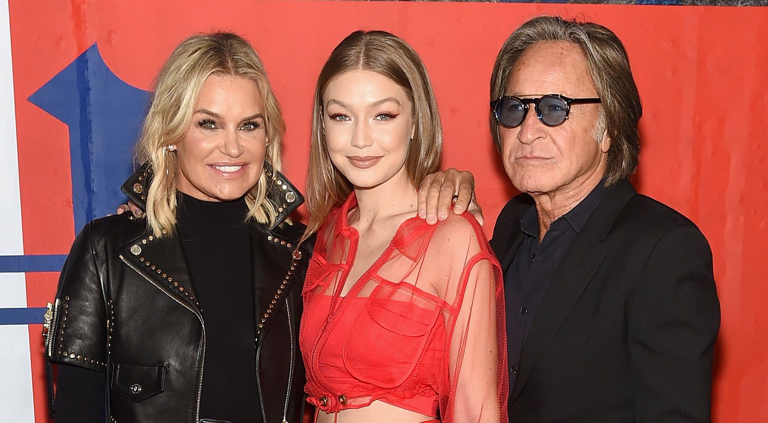 Gigi Hadid Poses With Her Parents Yolanda & Mohamed at TommyXLewis ...