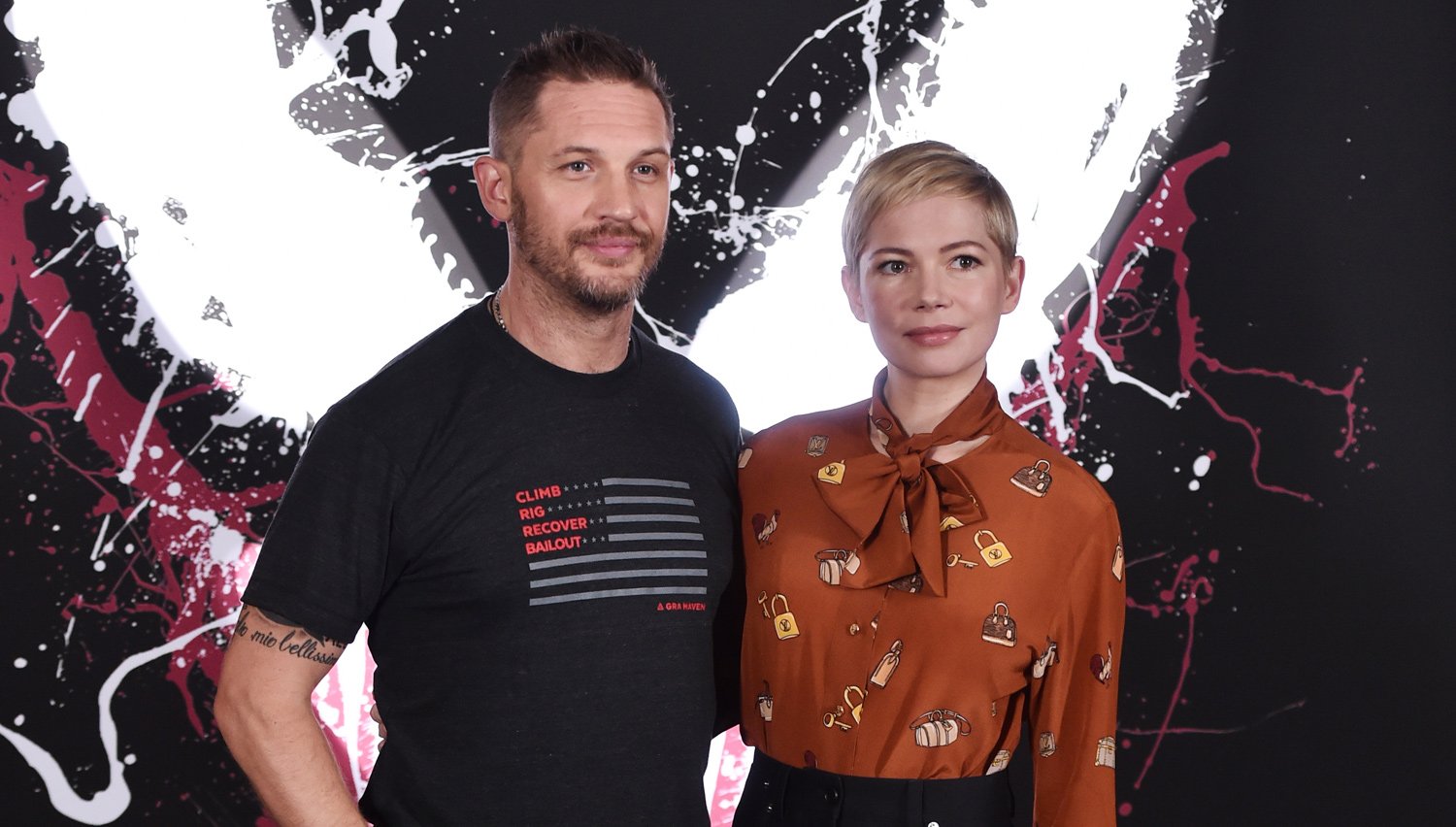 Tom Hardy Kisses Michelle Williams in New ‘Venom’ Clip! | Jenny Slate, Michelle Williams, Reid ...