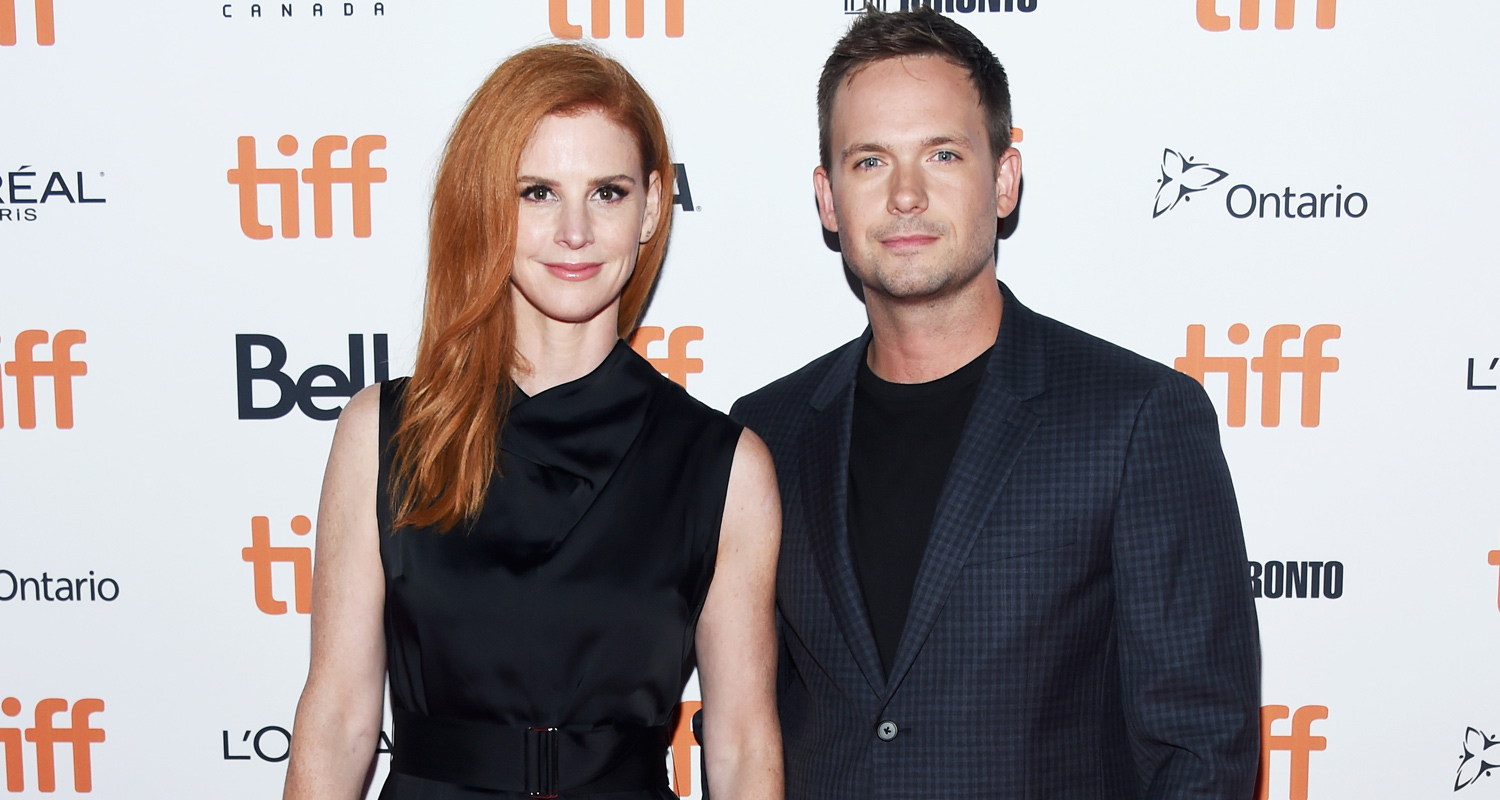 Patrick J. Adams Gets Support From ‘Suits’ Co-Star Sarah Rafferty at ...