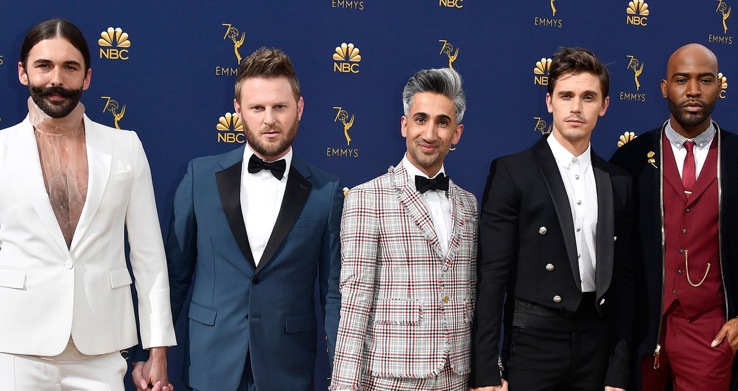 ‘Queer Eye’ Cast Shows Off Their Styles at the Emmys 2018 | 2018 Emmy Awards, Antoni Porowski ...