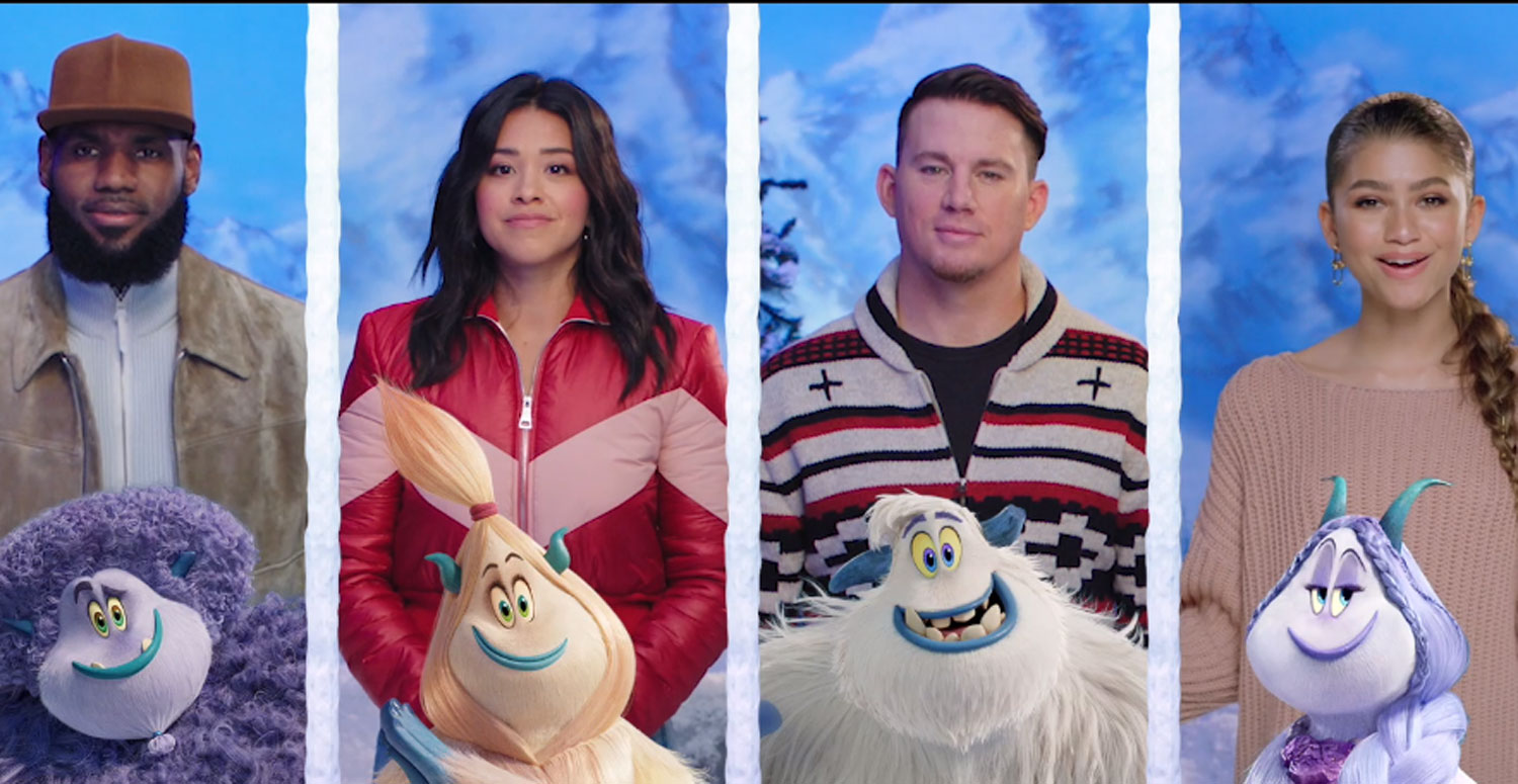 Zendaya & Channing Tatum Join ‘Smallfoot’ Co-Stars in Exclusive ...