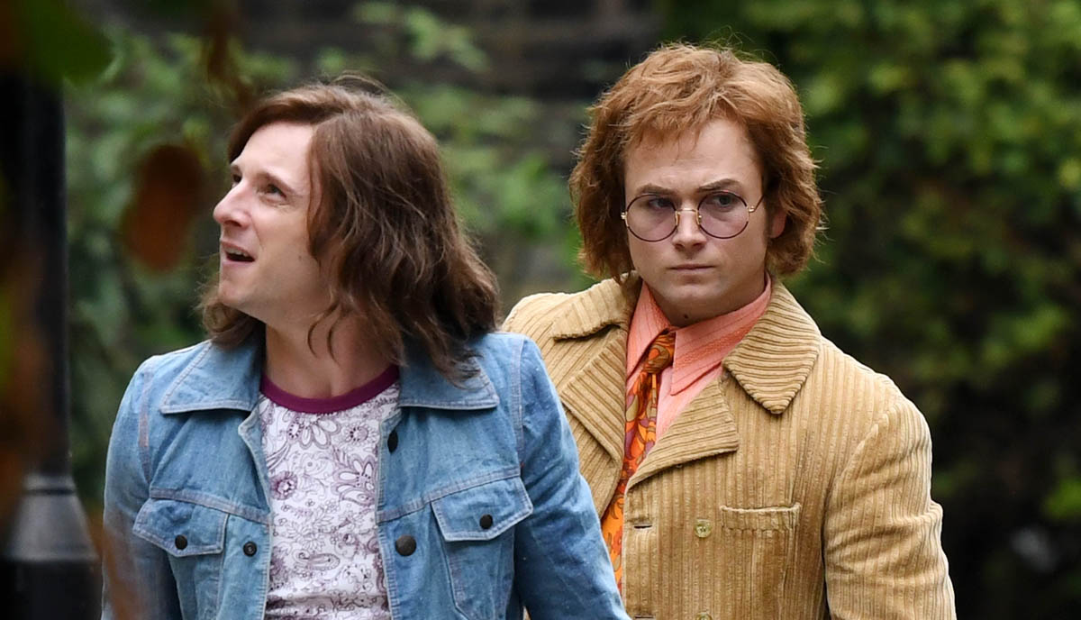 Taron Egerton Transforms Into Elton John Alongside Jamie Bell on ...