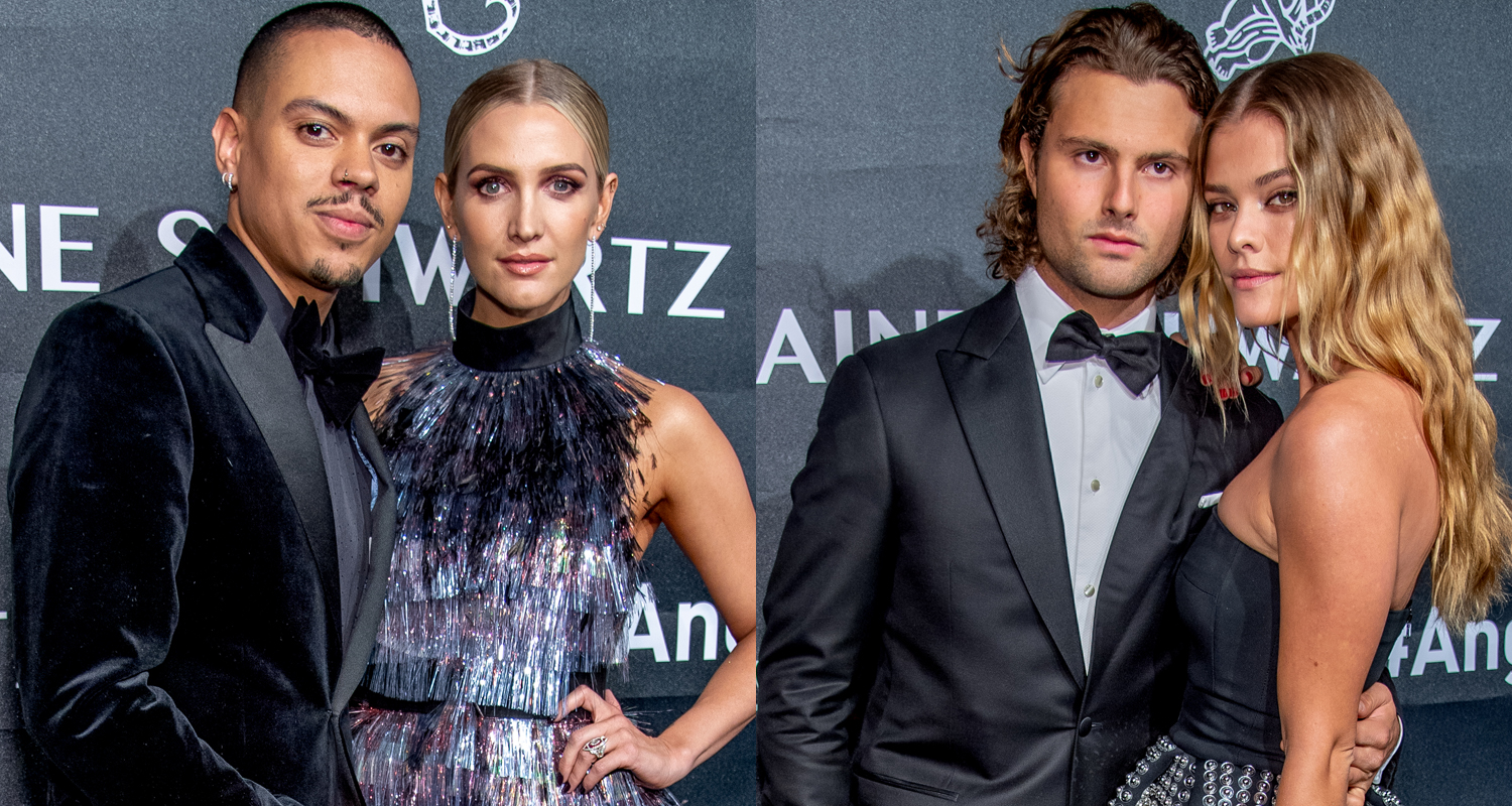 Ashlee Simpson, Evan Ross & Nina Agdal Get Glam for Angel Ball 2018 ...