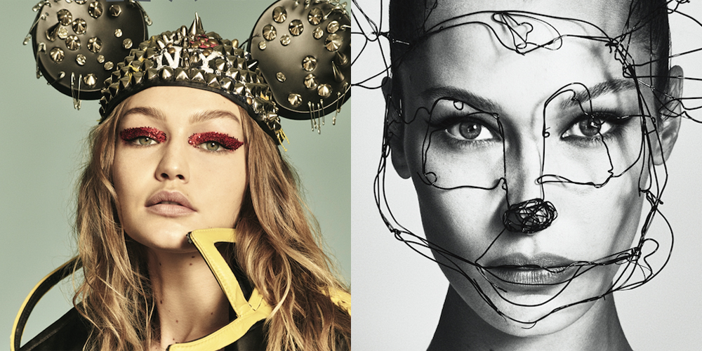 Gigi & Bella Hadid Celebrate the 90th Anniversary of Mickey Mouse With ...