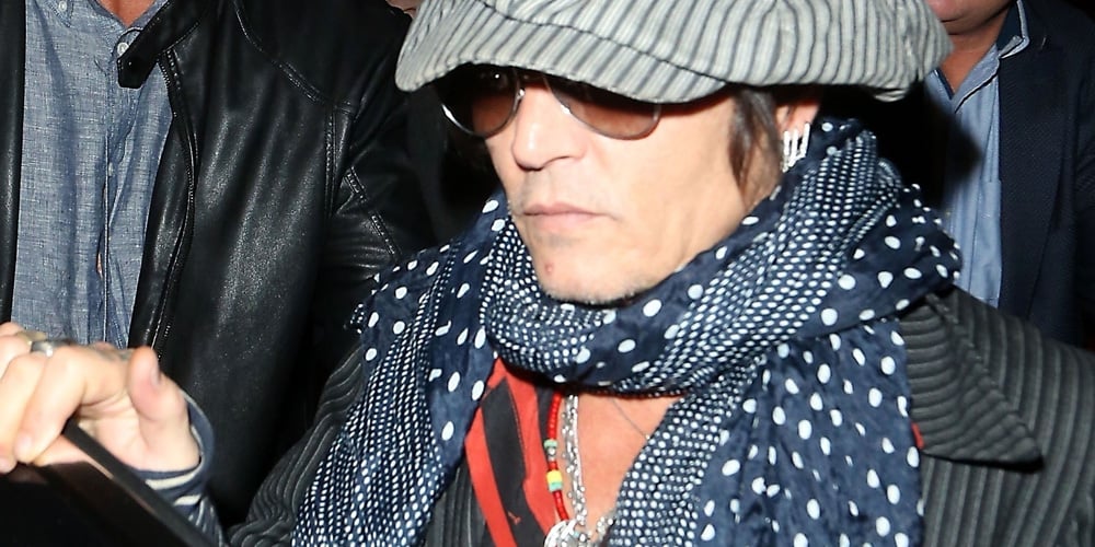 Johnny Depp Heads Out After Performing at Chuck Berry Tribute Concert ...