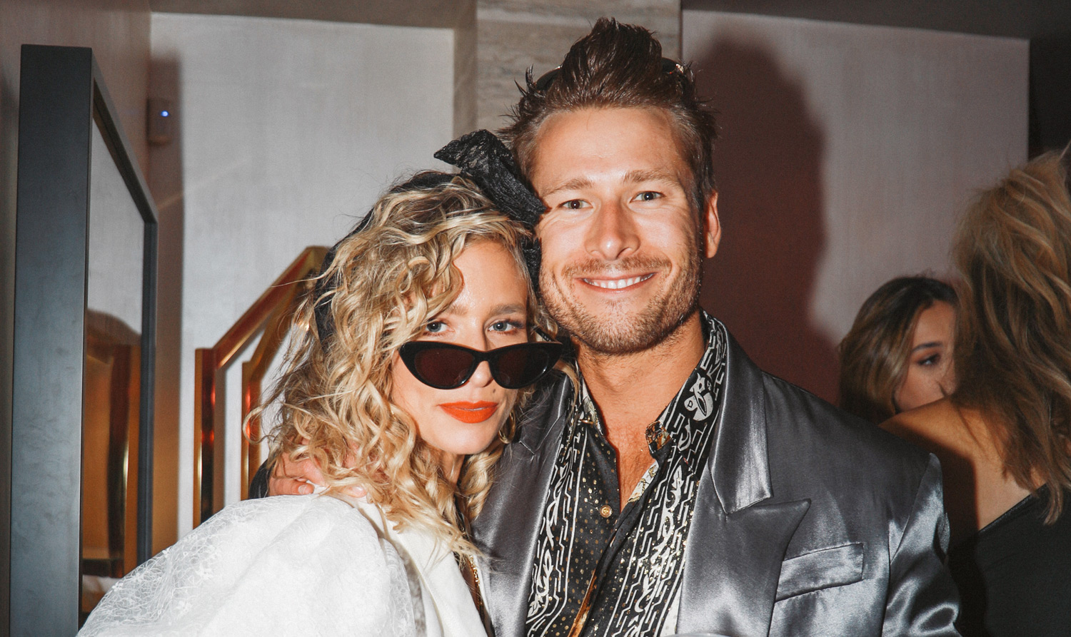 Glen Powell Celebrates 30th Birthday with Girlfriend Renee Bargh at ...