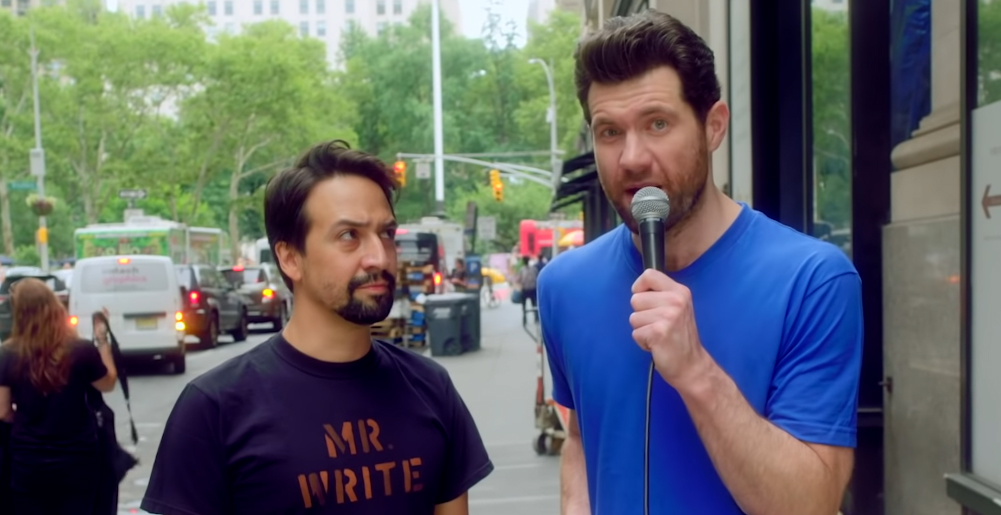 Lin-Manuel Miranda Hits the Street with Billy Eichner – Watch Now ...