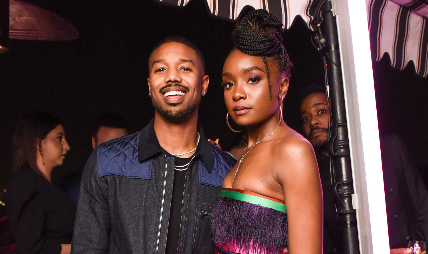 KiKi Layne & Michael B. Jordan Celebrate Golden Globes Weekend at W ...