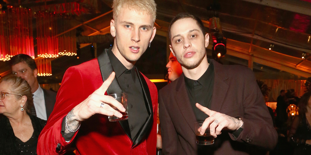 Pete Davidson & Machine Gun Kelly Party It Up at InStyle’s Golden ...