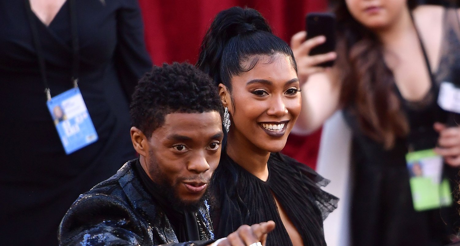 Chadwick Boseman & Girlfriend Taylor Simone Ledward Couple Up for ...