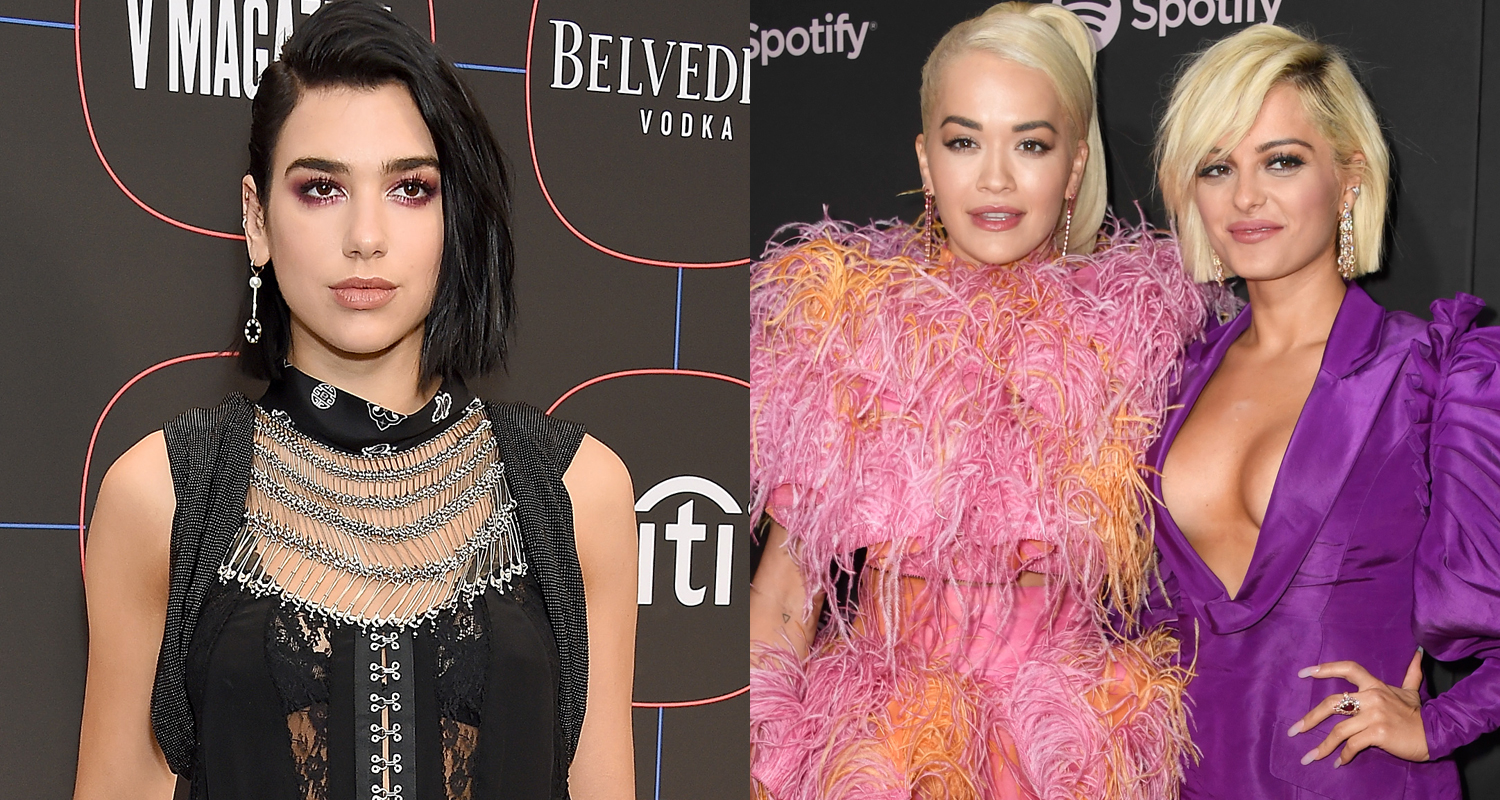 Dua Lipa, Rita Ora, Bebe Rexha Double Up at Warner Music & Spotify Pre ...