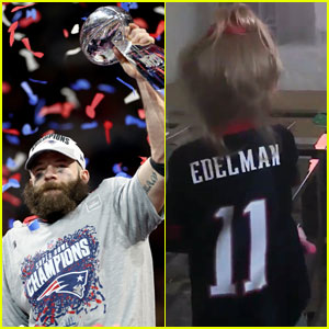 Julian Edelman’s Daughter Cheers On His Super Bowl MVP Performance at ...