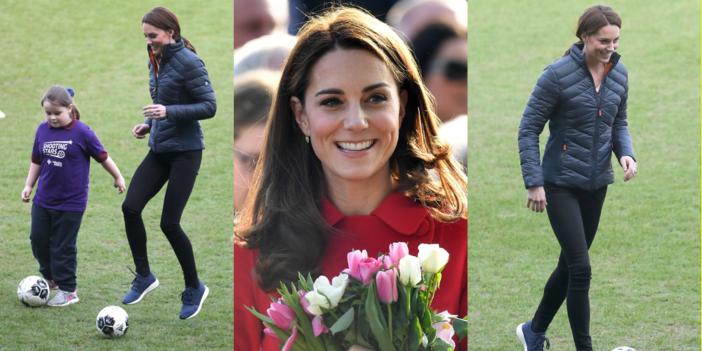 Duchess Kate Middleton Plays Soccer with Kids in Fun New Photos! | Kate ...