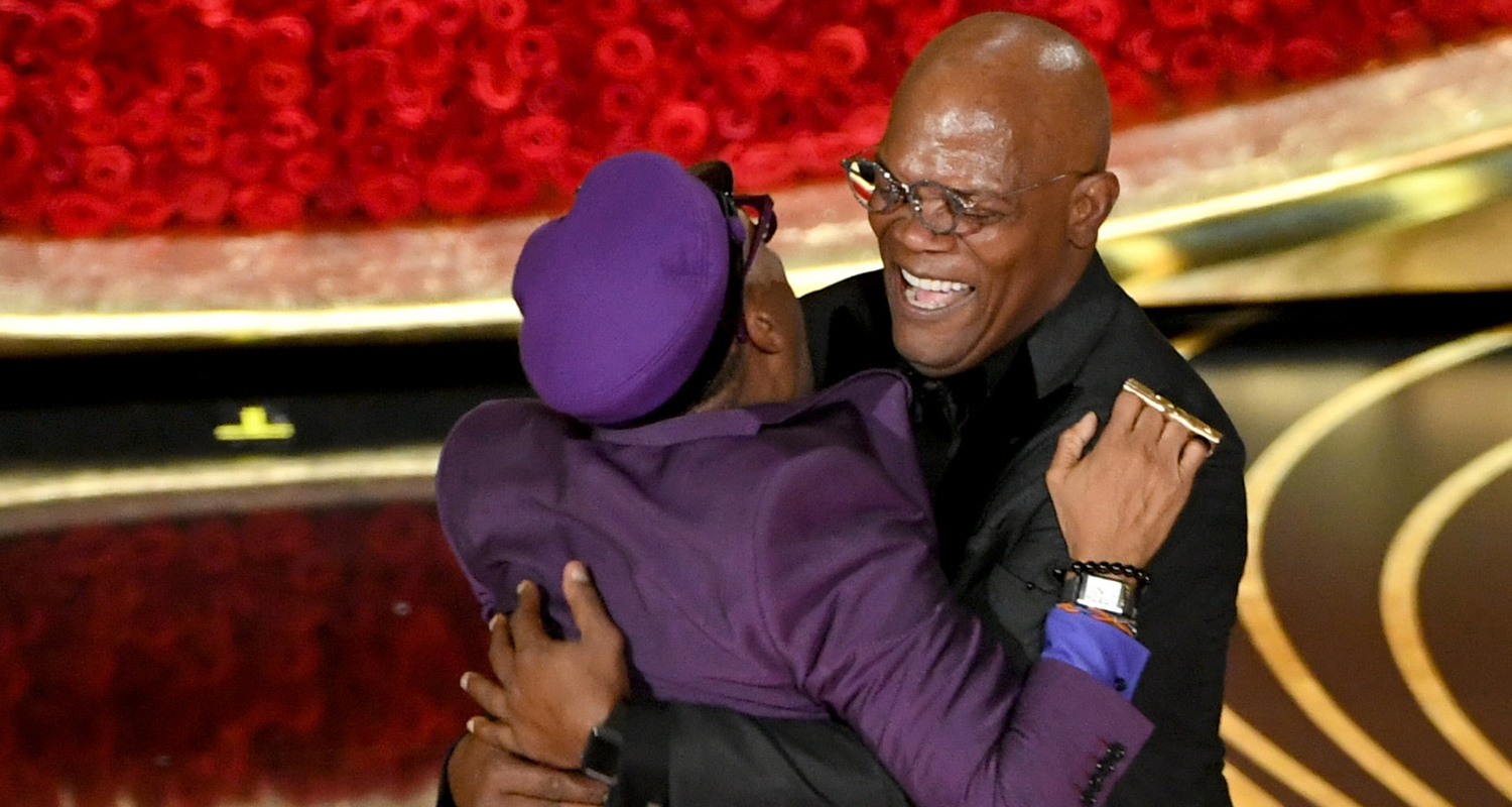 Spike Lee Celebrates First Oscars Win With Samuel L. Jackson! | 2019 ...