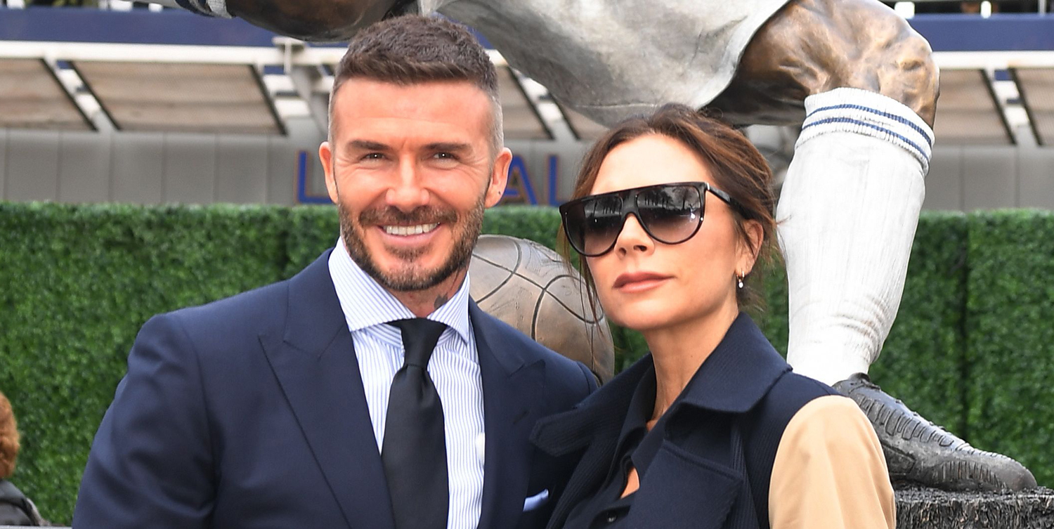 David Beckham is Supported by Wife Victoria at Unveiling of His Statue ...