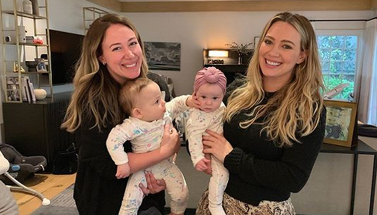Hilary & Haylie Duff Pose with Their Daughters in Sweet Photo! | Banks ...