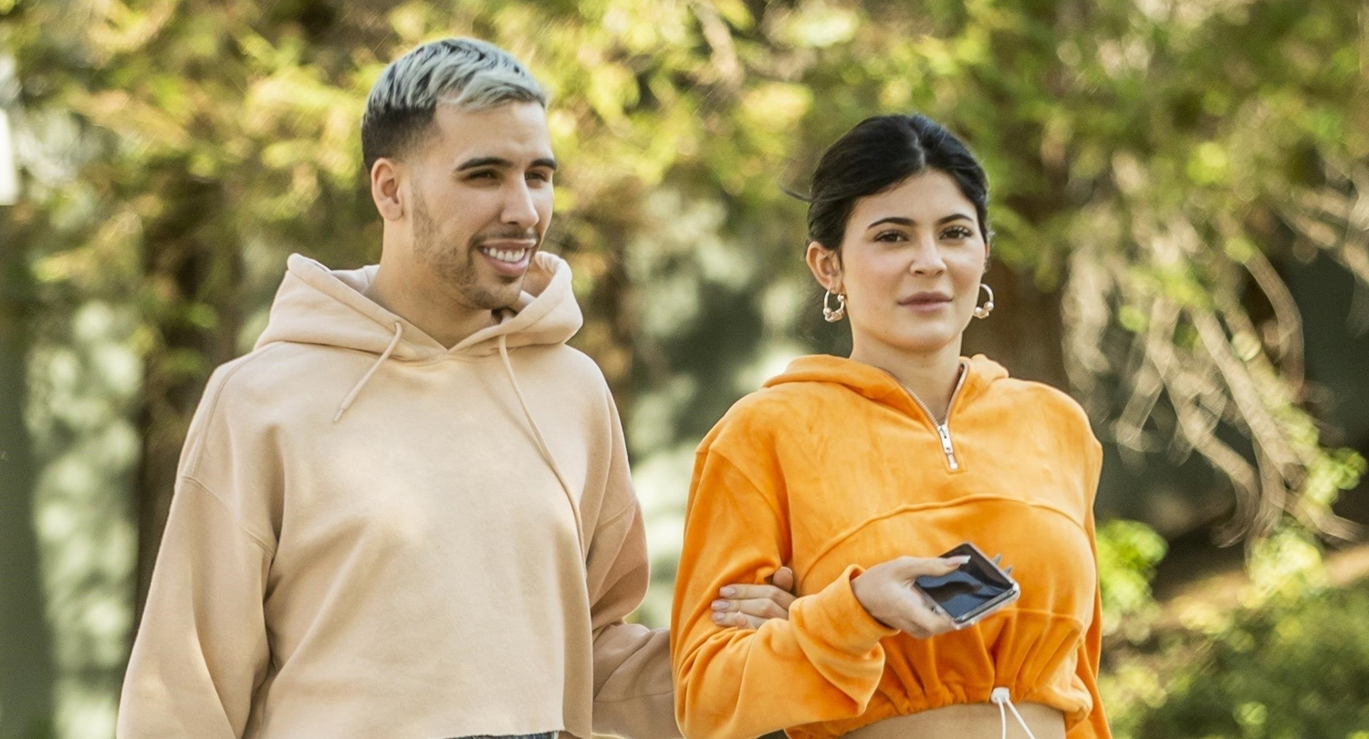 Kylie Jenner Sports Orange Track Suit for Lunch at Sugarfish | Kylie ...