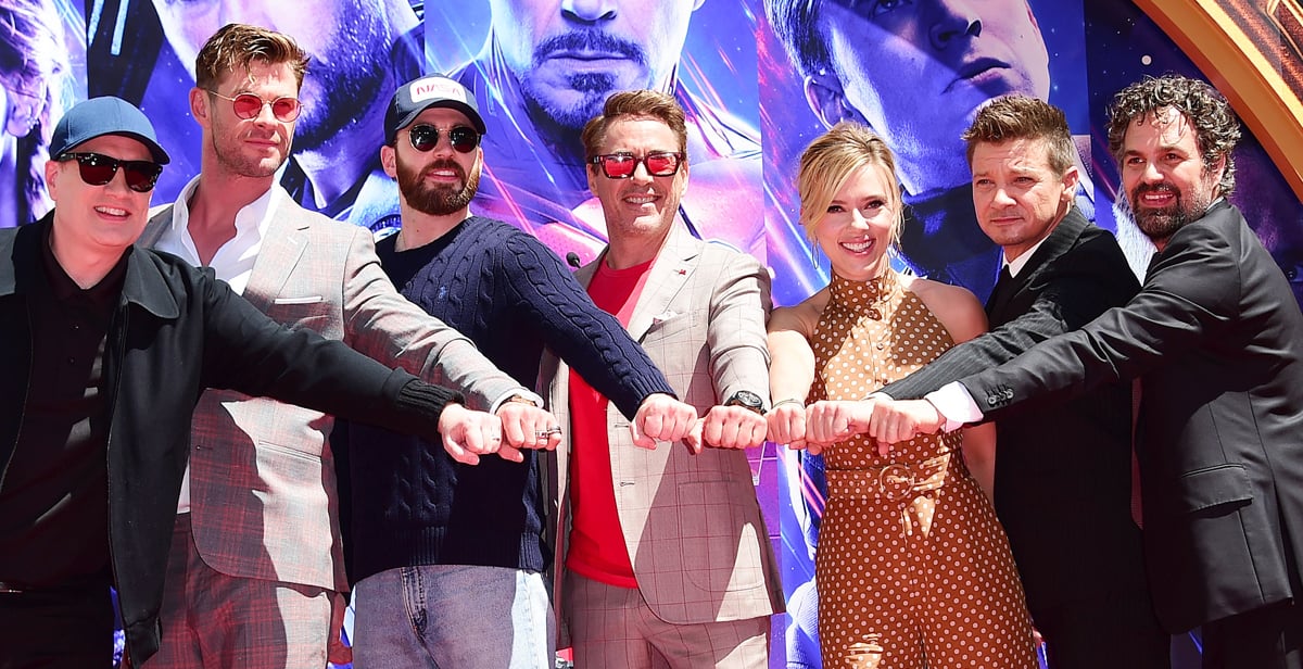 ‘Avengers’ Cast Cement Their Hand Prints Ahead of ‘Endgame’ | Chris ...
