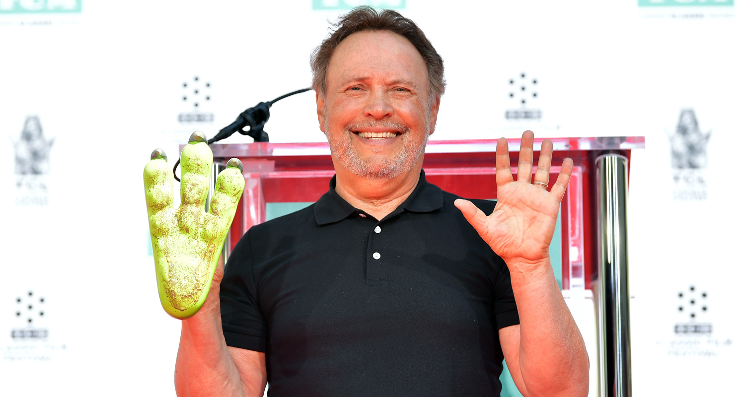 Billy Crystal Channels Mike Wazowski During Hollywood Hand & Footprint ...