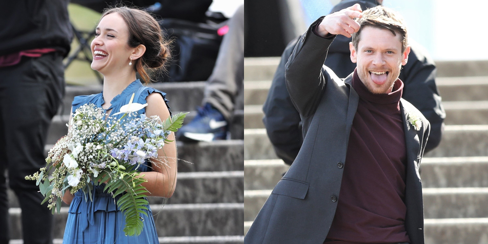 Jack O’Connell & Olivia Cooke Film Wedding Scene for Sci-Fi Romance ...