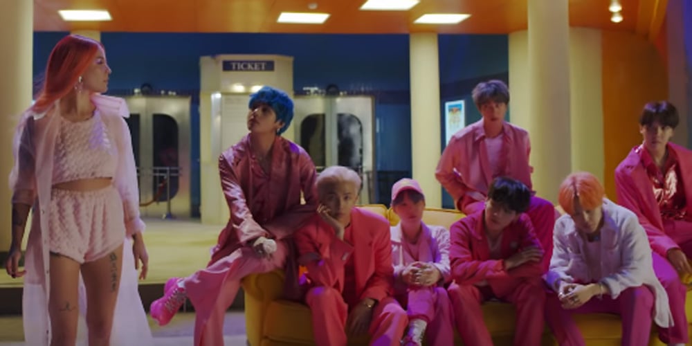 BTS Release Official Teaser For ‘Boy With Luv’ Featuring Halsey – Watch Now! | BTS, Halsey ...