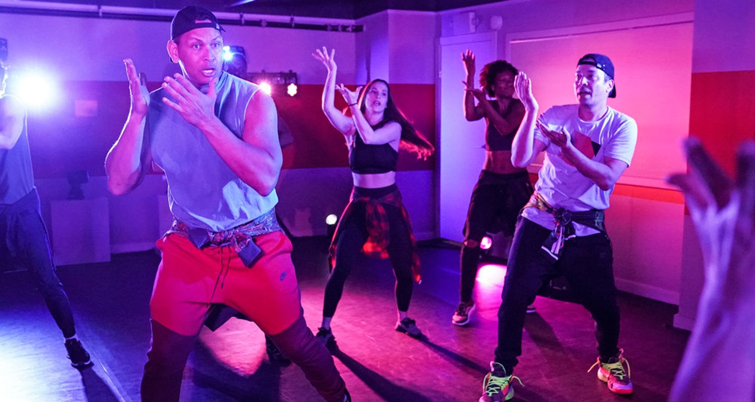 Alex Rodriguez & Jimmy Fallon Crash A Hip-Hop Dance Class In New York ...