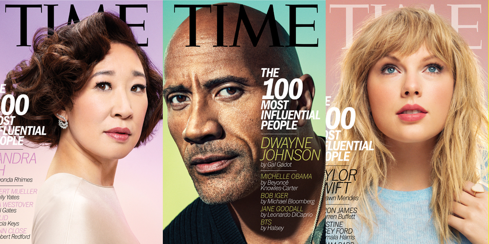 Time’s 100 Most Influential People of 2019: Sandra Oh, The Rock, Taylor ...
