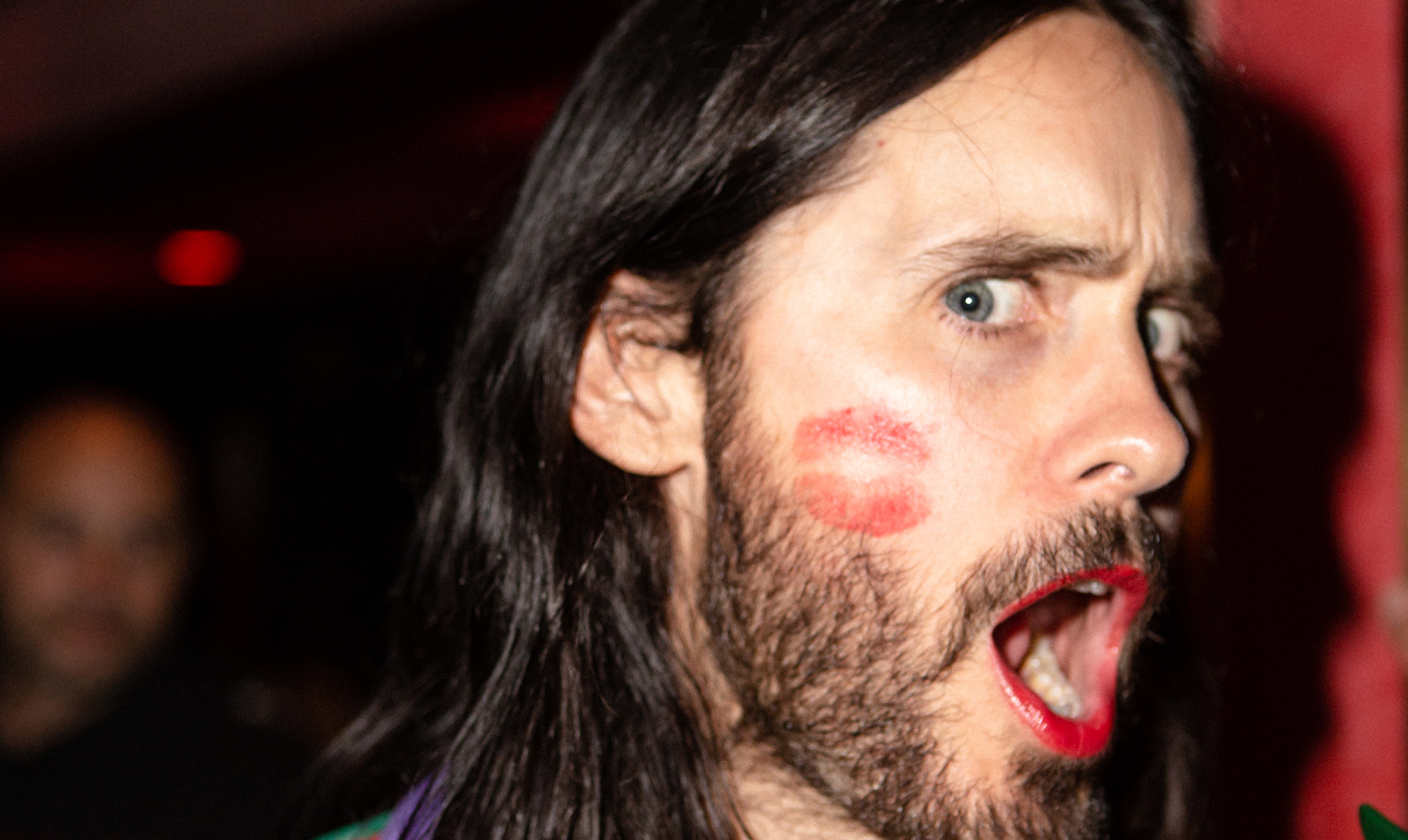 Jared Leto Tries on Gucci’s New Lipstick at Launch Party! | Alessandro ...