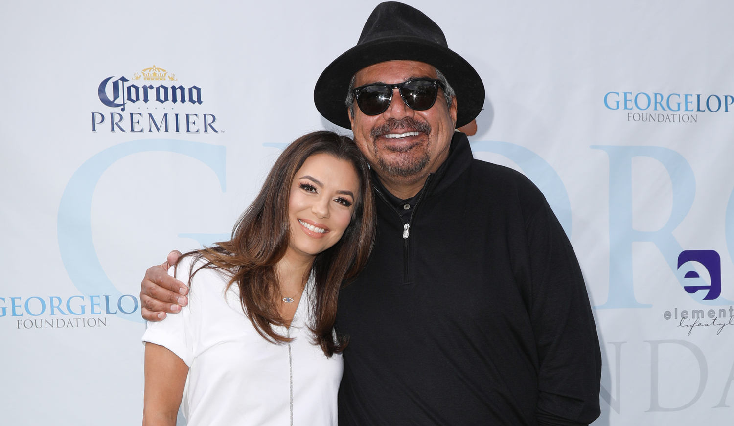 Eva Longoria Supports Pal George Lopez at Golf Tournament | David ...