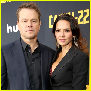 Matt Damon & Wife Luciana Couple Up at ‘Catch-22′ Premiere! | Luciana ...