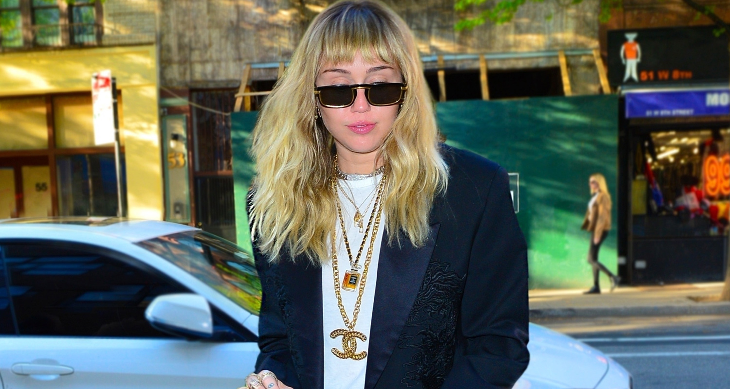 Miley Cyrus Heads Into The Studio in New York City | Miley Cyrus | Just ...