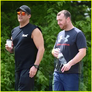 Sam Smith Goes for a Hike with His Trainer | Sam Smith | Celebrity News ...