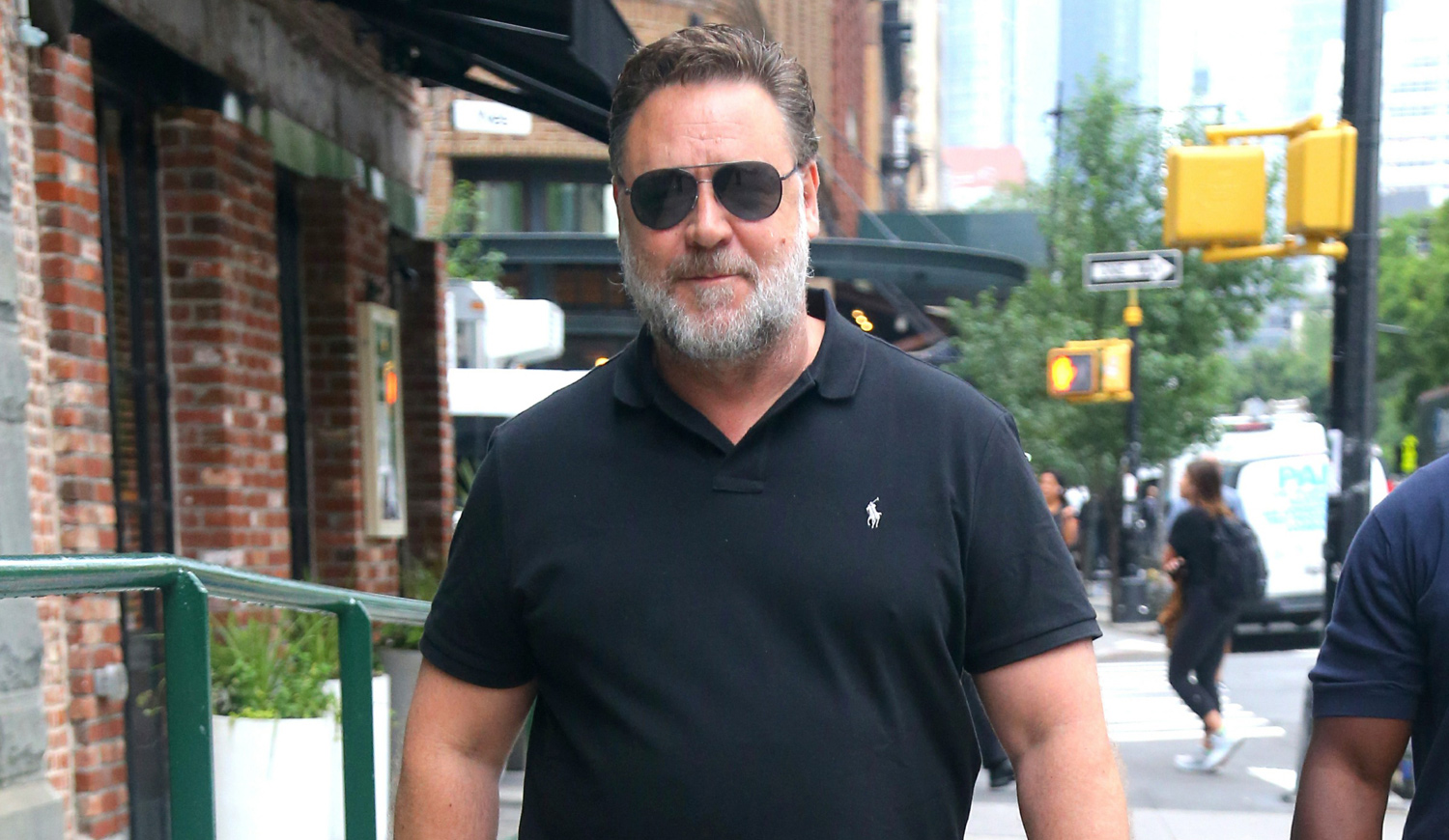 Russell Crowe Sports Full Beard While Promoting ‘Loudest Voice ...