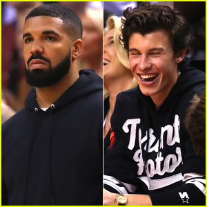 Drake & Shawn Mendes Support Toronto Raptors at NBA Finals 2019 ...