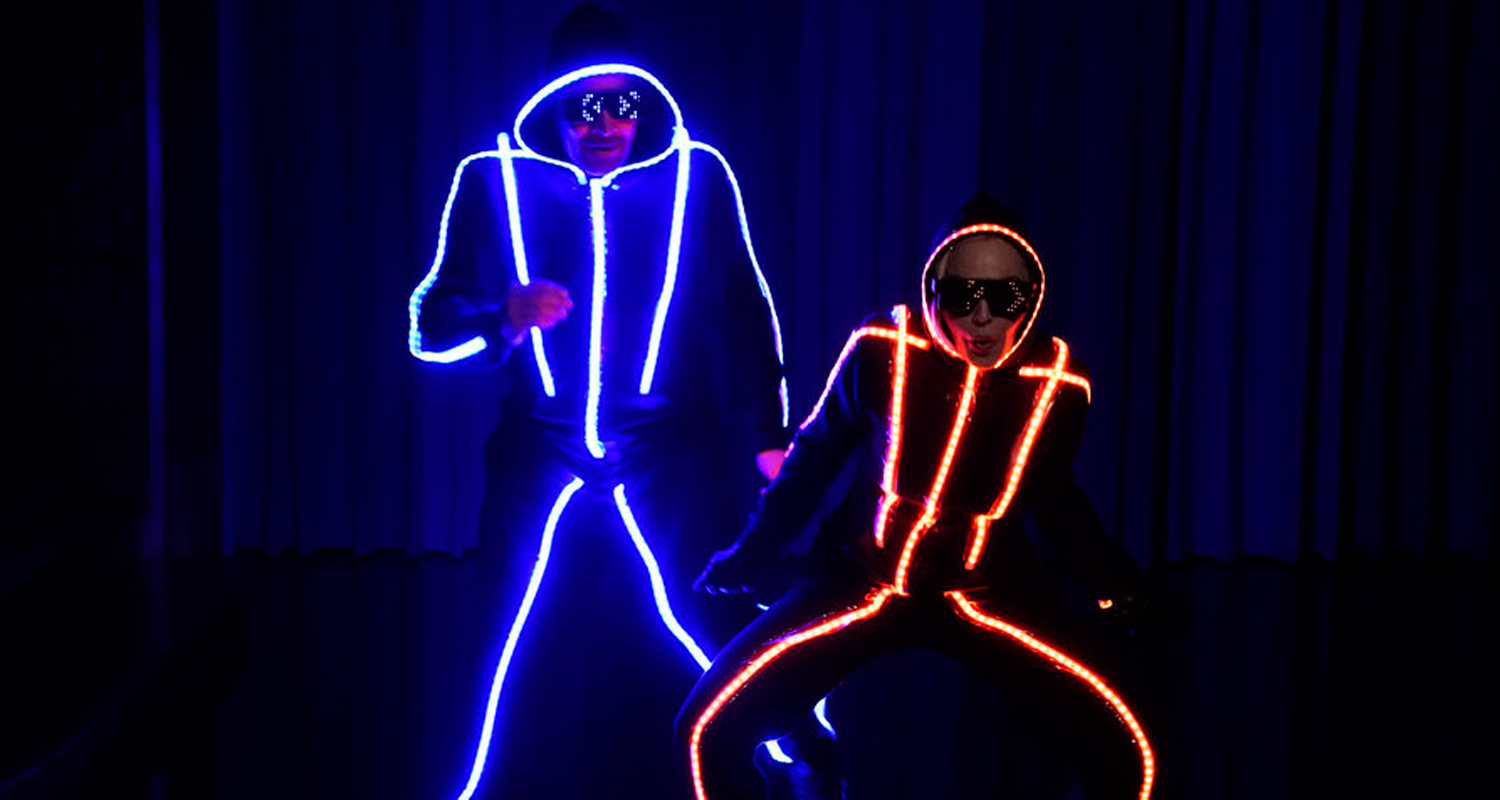 Madonna & Jimmy Fallon Face Off in Neon Dance Battle on ‘Tonight Show ...