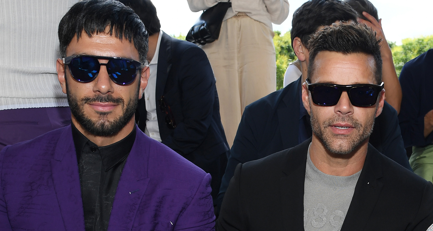 Ricky Martin & Jwan Yosef Couple Up at Berluti Fashion Show in Paris ...