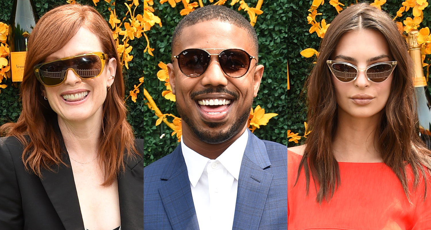 Julianne Moore, Michael B. Jordan, & Emily Ratajkowski Attend Veuve ...