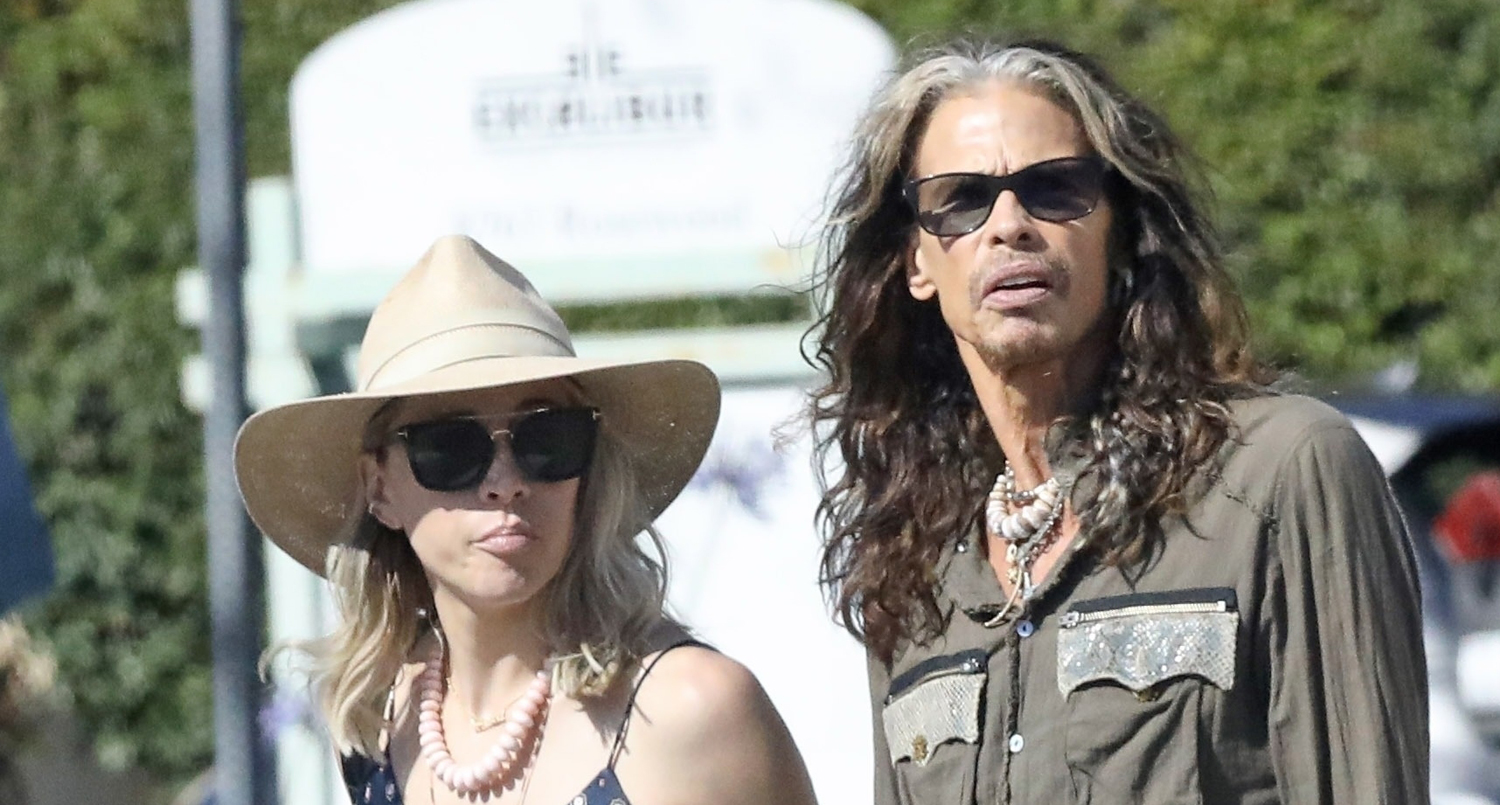 Steven Tyler & Girlfriend Aimee Preston Hold Hands During WeHo Outing ...