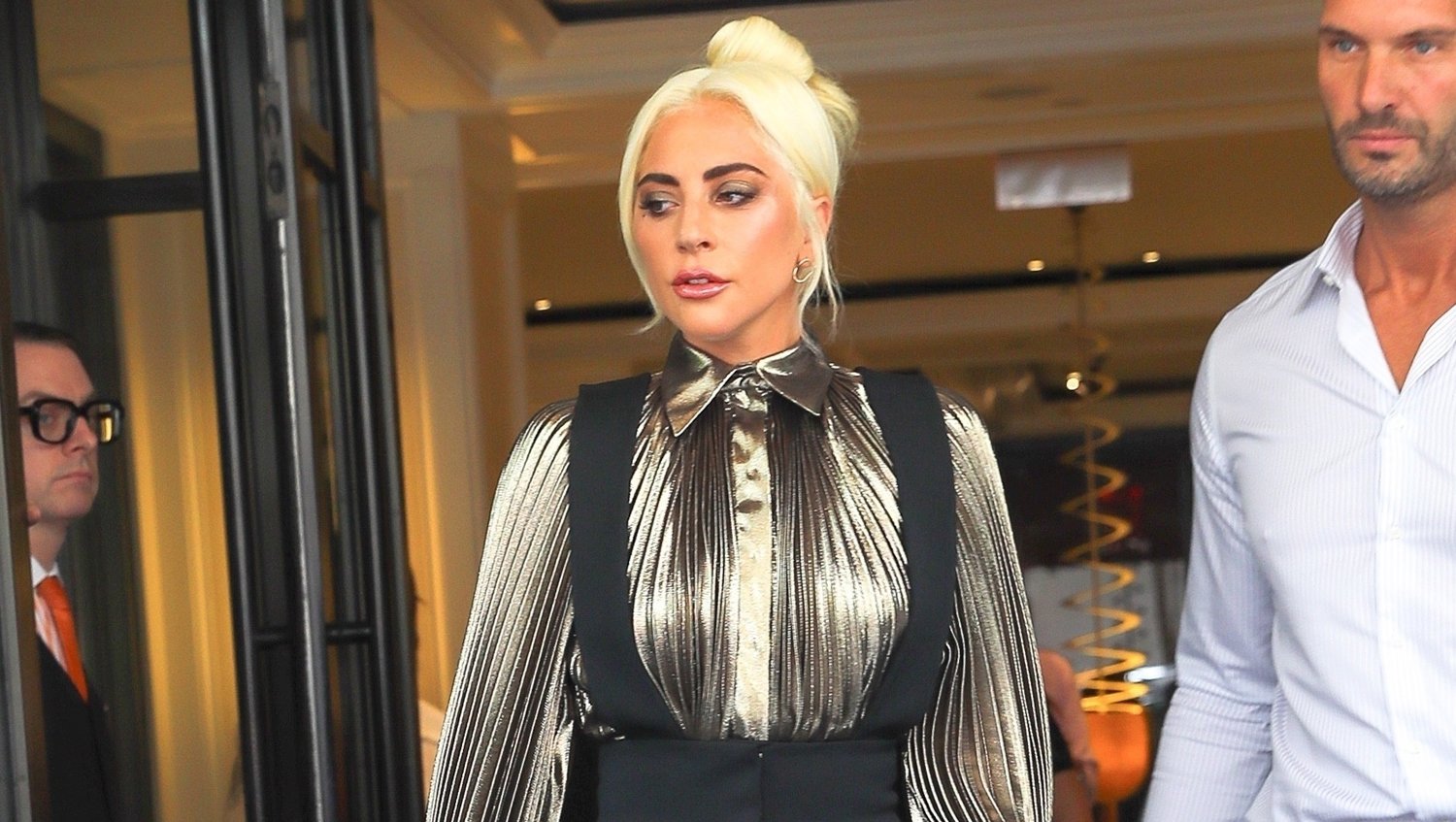 Lady Gaga Wears the Chicest Pair of Overalls in New York | Lady Gaga ...