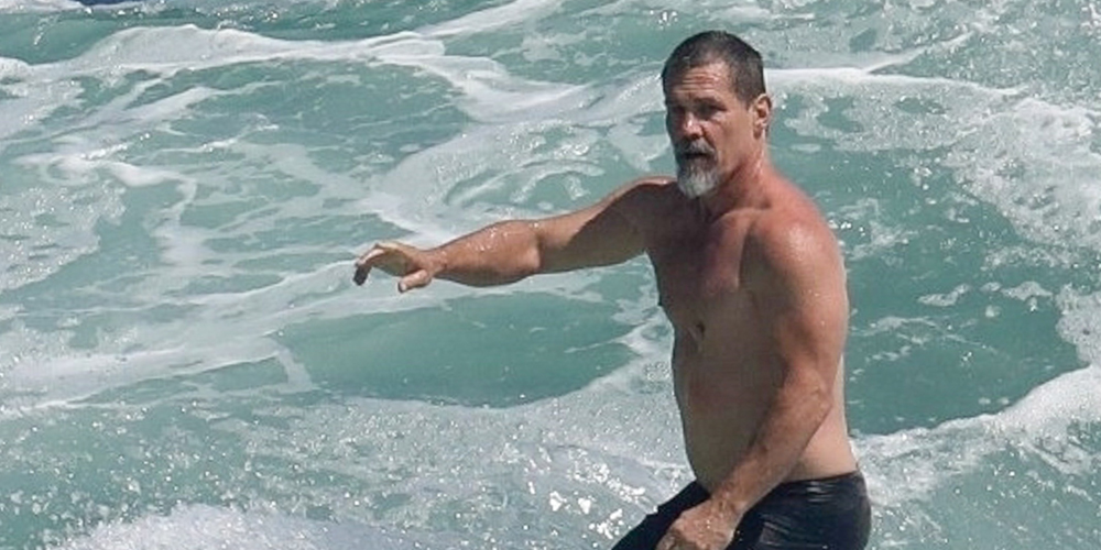 Josh Brolin Looks Hot While Surfing Shirtless in Malibu | Josh Brolin ...