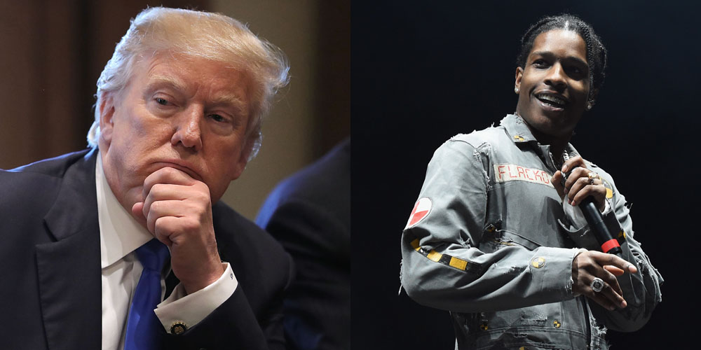 President Donald Trump Addresses A$AP Rocky’s Imprisonment in Sweden ...