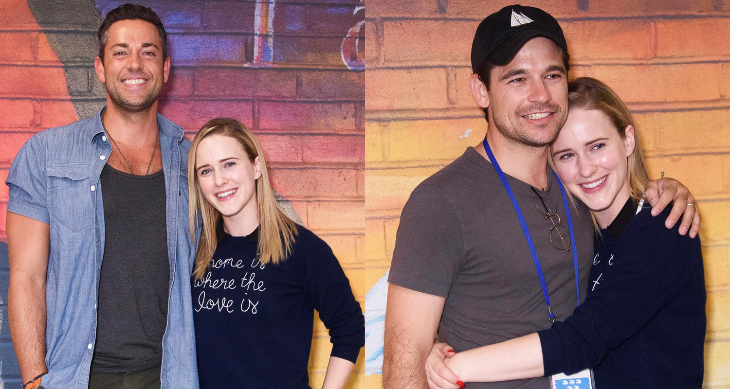 Rachel Brosnahan & Zachary Levi Team Up for Covenant House Sleep Out ...