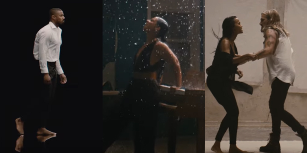 Michael B. Jordan, Zoe Saldana & Husband Marco Perego Star in Alicia ...