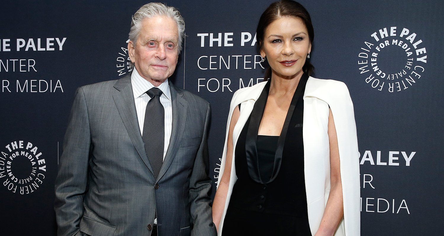 Michael Douglas Gets Support from Catherine Zeta-Jones at Paley Center ...