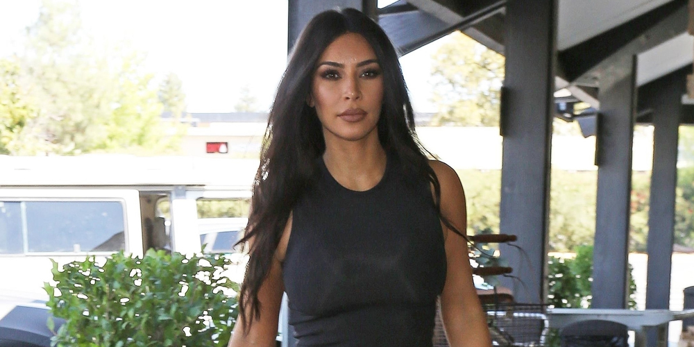 Kim Kardashian Steps Out in Leather for Lunch in Los Angeles | Corey ...